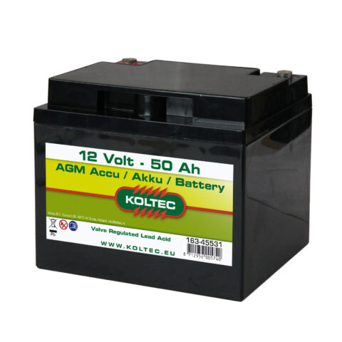 AGM accu 12 Volt – 50ah – weidepoorten.nl